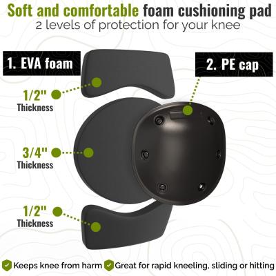 Cina Outdoor Kneepad Riding Protector Tactics Tactical Style Multi-Level Protection Knee Pads, Large Size, Multicam in vendita