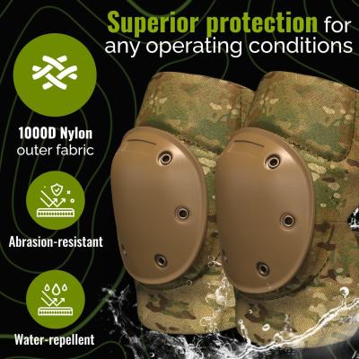 Cina Outdoor Kneepad Riding Protector Tactics Tactical Style Multi-Level Protection Knee Pads, Large Size, Multicam in vendita