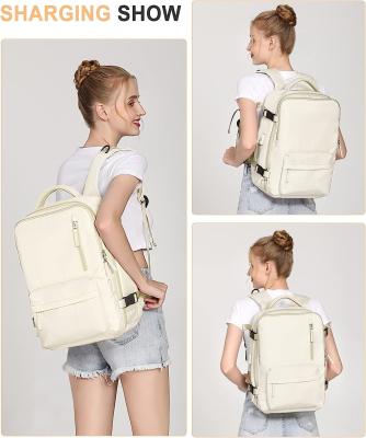 Cina Carry on Travel Laptop Backpack Women Men, Flight Approved,Backpack, Hiking Outdoor Sports Rucksack Casual Daypack in vendita