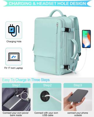 Cina Travel Backpack Flight Airline Approved, Personal Item Bag For Women, Laptop Backpack, Waterproof Sports Casua in vendita