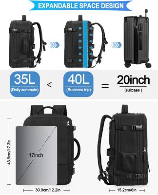 Cina Travel Backpack Flight Airline Approved, Personal Item Bag For Women, Laptop Backpack, Waterproof Sports Casua in vendita