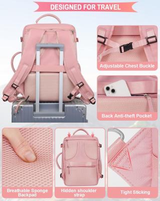 Cina Travel Backpack Flight Airline Approved, Personal Item Bag For Women, Laptop Backpack, Waterproof Sports Casua in vendita