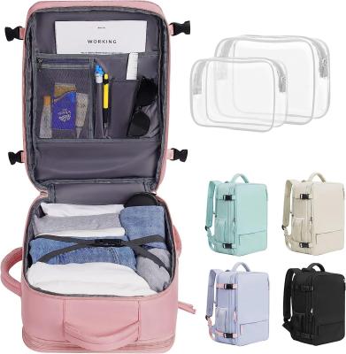 Cina Travel Backpack Flight Airline Approved, Personal Item Bag For Women, Laptop Backpack, Waterproof Sports Casua in vendita