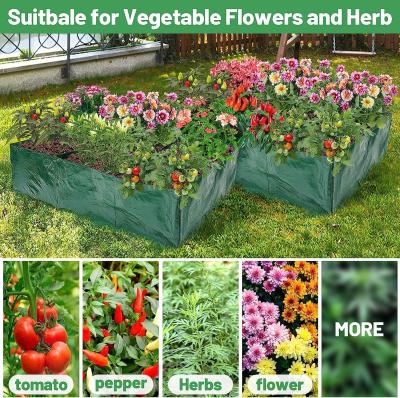 Cina Garden Planter, Fabric Grow Beds Divided Grids, Planting Bags with Drainage Holes, PE Planter Pots for Tomatoes in vendita