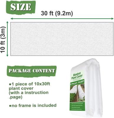 Cina Plant Freeze Protection Covers 32 x 47 Inch Winter Shrub Cover Tree Frost Blanket Drawstring Winter Frost Prote in vendita