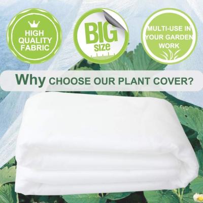 Cina Plant Freeze Protection Covers 32 x 47 Inch Winter Shrub Cover Tree Frost Blanket Drawstring Winter Frost Prote in vendita