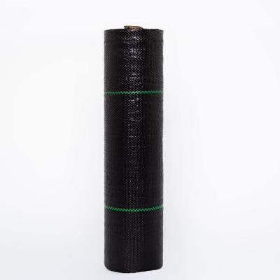 Cina 6 x 33 feet Sheet Woven Weed Control Fabric - Stabilized Black Heavy Duty 3 oz/yd² Landscape Ground Cover Membrane in vendita