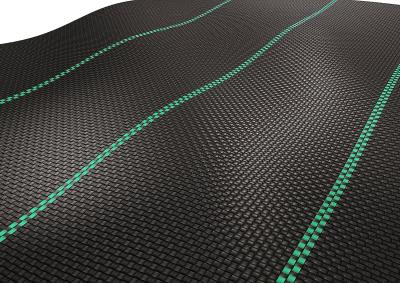 Cina 6 x 33 feet Sheet Woven Weed Control Fabric - Stabilized Black Heavy Duty 3 oz/yd² Landscape Ground Cover Membrane in vendita