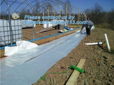 China Greenhouse Plastic Sheeting 12x25 ft, 6 mil Clear Film Cover UV-Resistant Polyethylene Greenhouse Film for sale
