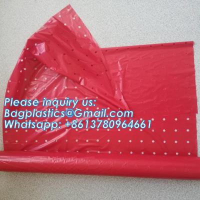 Cina Perforated Tomato Tube Cover Frost Protection Bag Garden Used Cover Tomato Growing Covers Sleeves With Ties in vendita
