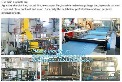 China Pe Mulch Film With Holes For Agriculture Perforated Red Plastic Mulch For Peppers Crop Cover For Tomatoes for sale