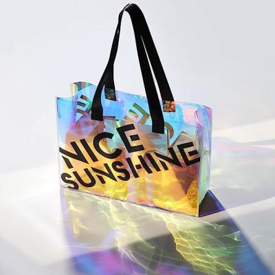 Cina Iridescence Beach Bags for Women - Extra Large Beach Tote Waterproof Sandproof, Pool Bag Travel Picnic Camping in vendita