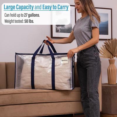 Cina Le grandi chiare borse commoventi extra resistenti W/Backpack attacca le forti maniglie & chiusure lampo, totalizzatori di stoccaggio per economia di spazio in vendita