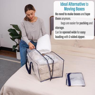 Cina Le grandi chiare borse commoventi extra resistenti W/Backpack attacca le forti maniglie & chiusure lampo, totalizzatori di stoccaggio per economia di spazio in vendita