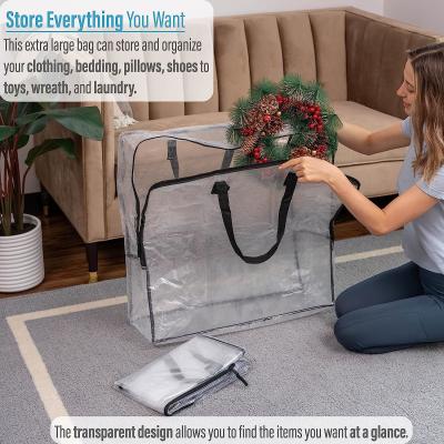 Cina Le grandi chiare borse commoventi extra resistenti W/Backpack attacca le forti maniglie & chiusure lampo, totalizzatori di stoccaggio per economia di spazio in vendita