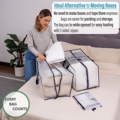 Cina Le grandi chiare borse commoventi extra resistenti W/Backpack attacca le forti maniglie & chiusure lampo, totalizzatori di stoccaggio per economia di spazio in vendita