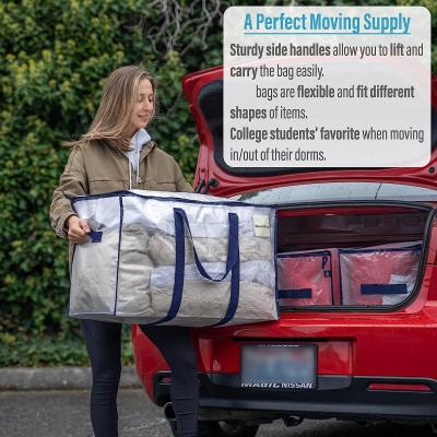 Cina Le grandi chiare borse commoventi extra resistenti W/Backpack attacca le forti maniglie & chiusure lampo, totalizzatori di stoccaggio per economia di spazio in vendita