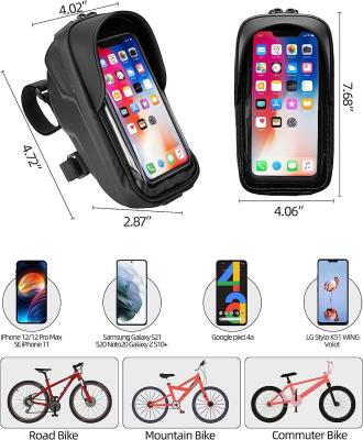 Cina Bike Phone Mount Bag Bike Front Frame Handlebar Bag Waterproof Bike Phone Holder Case Bicycle Accessories Pouch in vendita