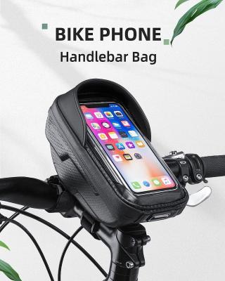 Cina Bike Phone Mount Bag Bike Front Frame Handlebar Bag Waterproof Bike Phone Holder Case Bicycle Accessories Pouch in vendita