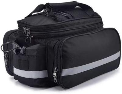 Cina Bike Rear Rack Bag,Bicycle Trunk Bag,Panniers Bag,Cycling Luggage Bag,with rain Cover Bicycle Frame Back Saddle Bag in vendita