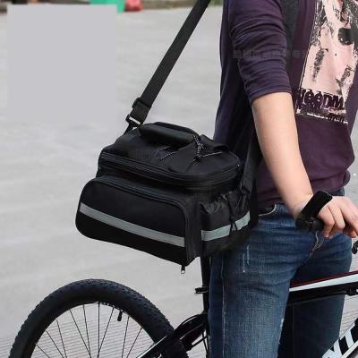 Cina Bike Rear Rack Bag,Bicycle Trunk Bag,Panniers Bag,Cycling Luggage Bag,with rain Cover Bicycle Frame Back Saddle Bag in vendita