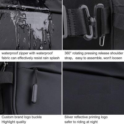 Cina Bike Handlebar Bag, Multifunctional Mountain Bike Crossbar Front Bag Road Bike Basket Bicycle Frame Bag Waist in vendita