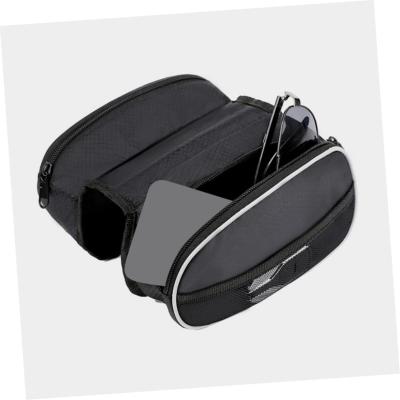 Cina Bike Phone Front Frame Bag Waterproof Bicycle Handlebar Bag With Touch Screen Cell Phone Case Holder Cycling Storage in vendita