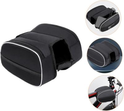 Cina Bike Phone Front Frame Bag Waterproof Bicycle Handlebar Bag With Touch Screen Cell Phone Case Holder Cycling Storage in vendita