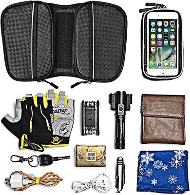 Cina Bike Phone Front Frame Bag Waterproof Bicycle Handlebar Bag With Touch Screen Cell Phone Case Holder Cycling Storage in vendita