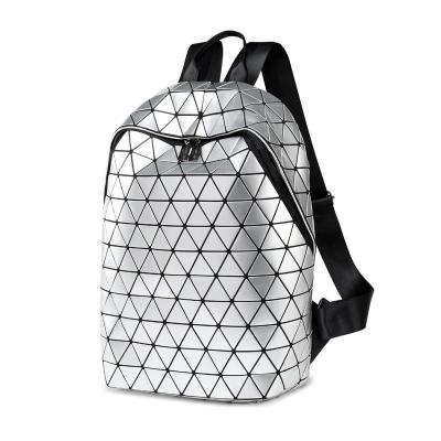중국 Travel Lightweight Travel Backpack Men And Women Large Capacity Fashion All-Match Backpack New Trendy Geometric 판매용