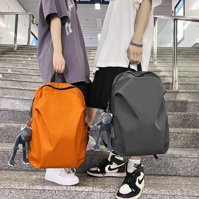 Cina Simple Backpack Fashion Large-Capacity Travel Backpack Female Casual College Student Junior High School School Bag in vendita