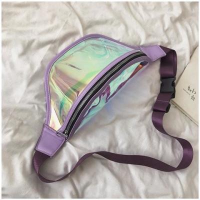 Cina Fashion Laser Waist Bag Transparent All-Match Bag New Waist Bag Ins Women'S Messenger Bag Sports Bag in vendita