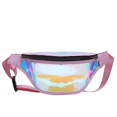 Cina Fashion Laser Waist Bag Transparent All-Match Bag New Waist Bag Ins Women'S Messenger Bag Sports Bag in vendita