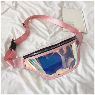 Cina Fashion Laser Waist Bag Transparent All-Match Bag New Waist Bag Ins Women'S Messenger Bag Sports Bag in vendita