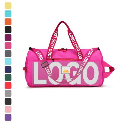 Cina Custom Design Water Proof Teen Girls Dance Duffel Bag Fitness Handbags Traveling Weekender Sports Duffle Bags in vendita