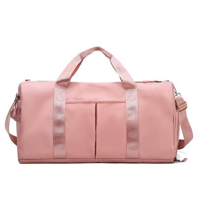 Cina Fashion Personalized Waterproof Carry-On Luggage Overnight Weekender Bag Leisure Gym Tote Duffel Sport Bag For Ladies in vendita