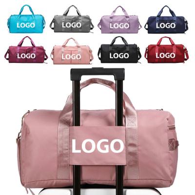 Cina Fashion Personalized Waterproof Carry-On Luggage Overnight Weekender Bag Leisure Gym Tote Duffel Sport Bag For Ladies in vendita