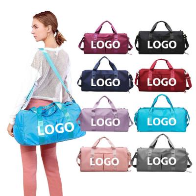 Cina Fashion Personalized Waterproof Carry-On Luggage Overnight Weekender Bag Leisure Gym Tote Duffel Sport Bag For Ladies in vendita