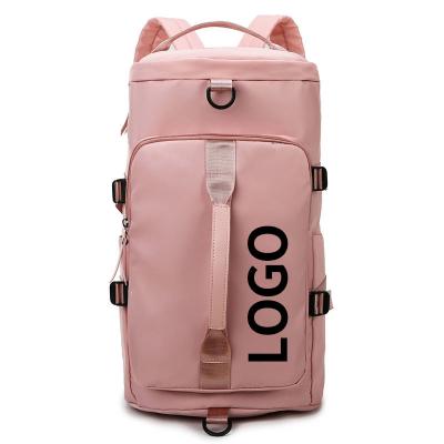 Cina Custom Logo Short-Distance Weekend Gym Sports Backpack Travel Duffle Bags With Shoes Compartment in vendita