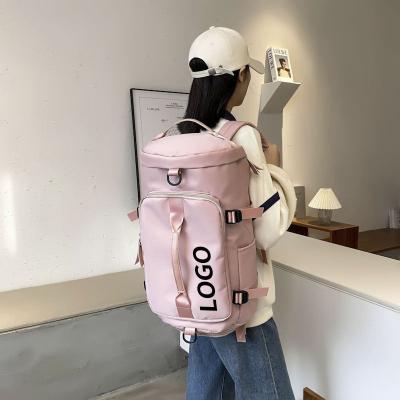 Cina Custom Logo Short-Distance Weekend Gym Sports Backpack Travel Duffle Bags With Shoes Compartment in vendita