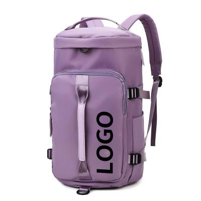 Cina Custom Logo Short-Distance Weekend Gym Sports Backpack Travel Duffle Bags With Shoes Compartment in vendita