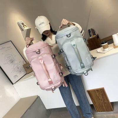 Cina Custom Logo Short-Distance Weekend Gym Sports Backpack Travel Duffle Bags With Shoes Compartment in vendita