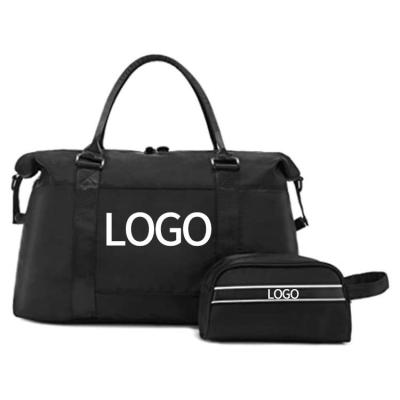 Cina Customized Waterproof Travel Duffel Bag Set with Toiletry Carry On Weekender Sport Gym Bag with Wet Pocket in vendita
