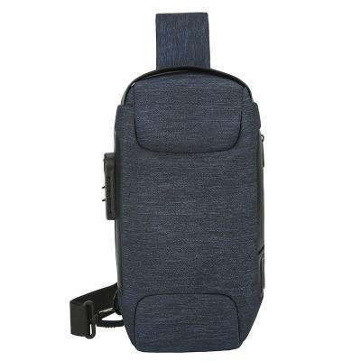 Cina Wholesale Waterproof Anti Theft Usb Men Chest Bags Cross Body Bags For Men Luxury Smell Proof Crossbody Bag in vendita