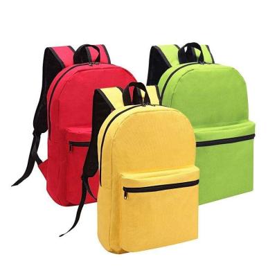 Cina Wholesale brand logo Custom eco 600d Polyester Cheap Children Kids Backpack School Bags For Boys Girl Backpack in vendita