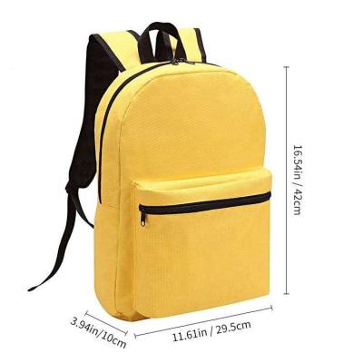 Cina Wholesale brand logo Custom eco 600d Polyester Cheap Children Kids Backpack School Bags For Boys Girl Backpack in vendita