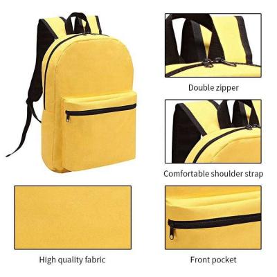 Cina Wholesale brand logo Custom eco 600d Polyester Cheap Children Kids Backpack School Bags For Boys Girl Backpack in vendita
