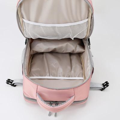 Cina Backpack Manufacturer Laptop School Student Backpack Bags China Waterproof Polyester Travel Backpack Bag With Usb in vendita