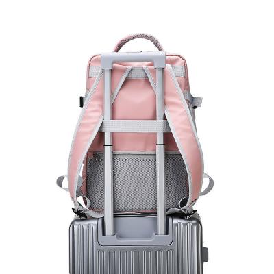 Cina Backpack Manufacturer Laptop School Student Backpack Bags China Waterproof Polyester Travel Backpack Bag With Usb in vendita