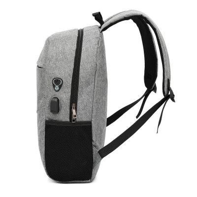 Cina Custom Design Oxford Female Large Capacity Men'S Shoulder Bags Rucksack USB Charging Youth Backpack Set in vendita